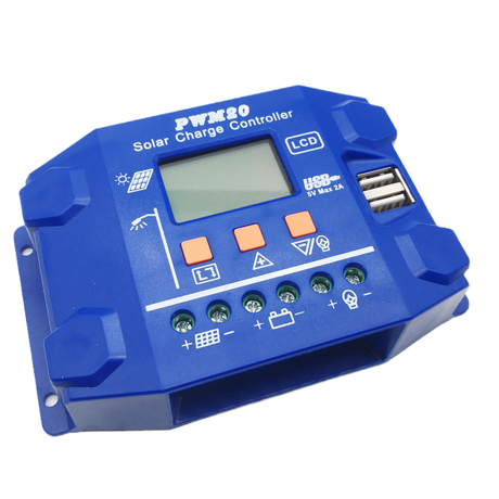 Solar Charge Controller PWM20-2210-4456 PWM20 SM2430 Solar Controller ...
