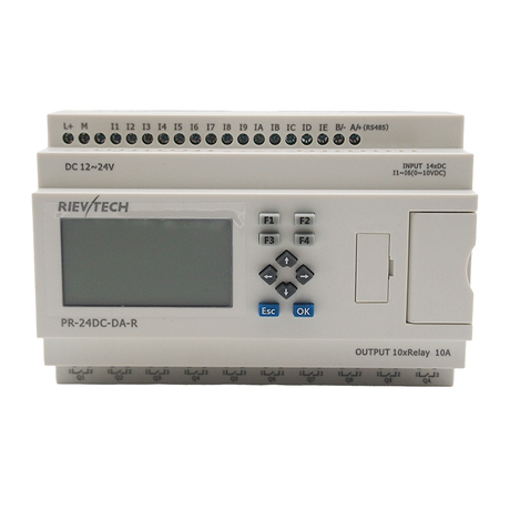 Rievtech Micro PLC Economic Type Programmable Relay PR-12DC-DA-R-E Mini ...