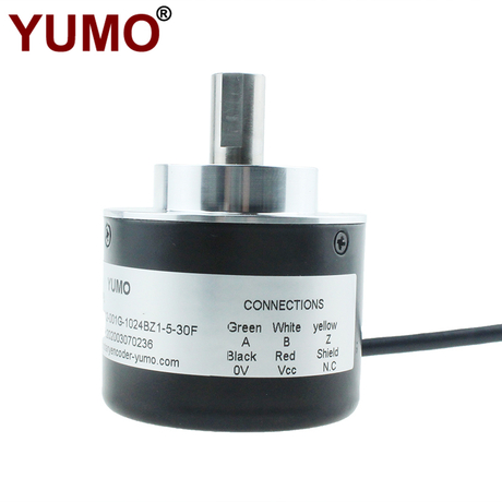 ISC5812 12mm 1024ppr Push pull output incremental Optical Rotary solid ...