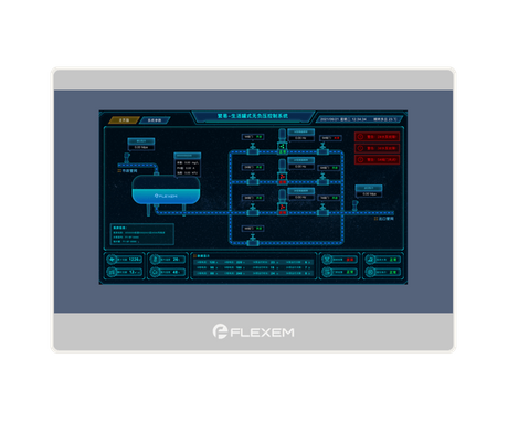 Flexem FE7070W 7” 16:9 TFT LCD Resistive Touchscreen Human Machine ...