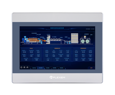 Flexem FE6100M HMI 10.1” 16:9 TFT LCD Resistive Touchscreen Human ...