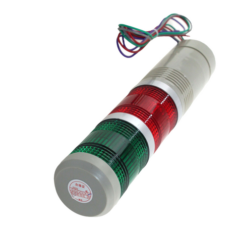 YUMO hot sale STP5-24-GR-H Tower Steady warning light of 24VDC with 2 ...