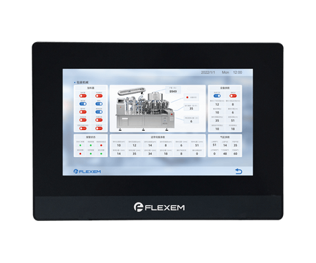 Flexem FE6070C HMI Human Machine Interface 7” 16:9 TFT LCD Resistive ...