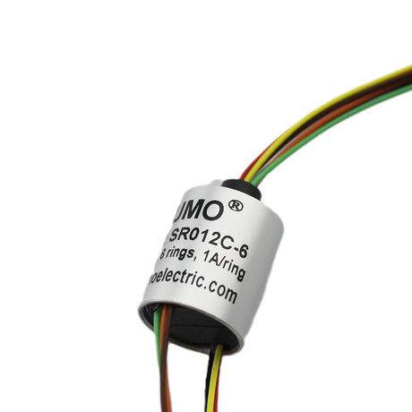 Hot Sales SR012C-6 Connector OD12mm 6wires Electric Swivel Slip Ring ...