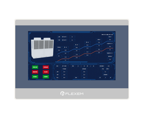 Flexem FE7070WE-4G 7'' 16:9 TFT LCD HMI Touchscreen 1024×600 Human ...