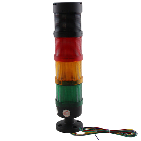 LED tower light 3layers(Red Orange Green) with buzzer flash and steady ...