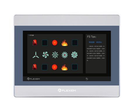 Flexem FE9100WE 10.1" Resistive Touchscreen HMI Human Machine Interface, China Human Machine ...